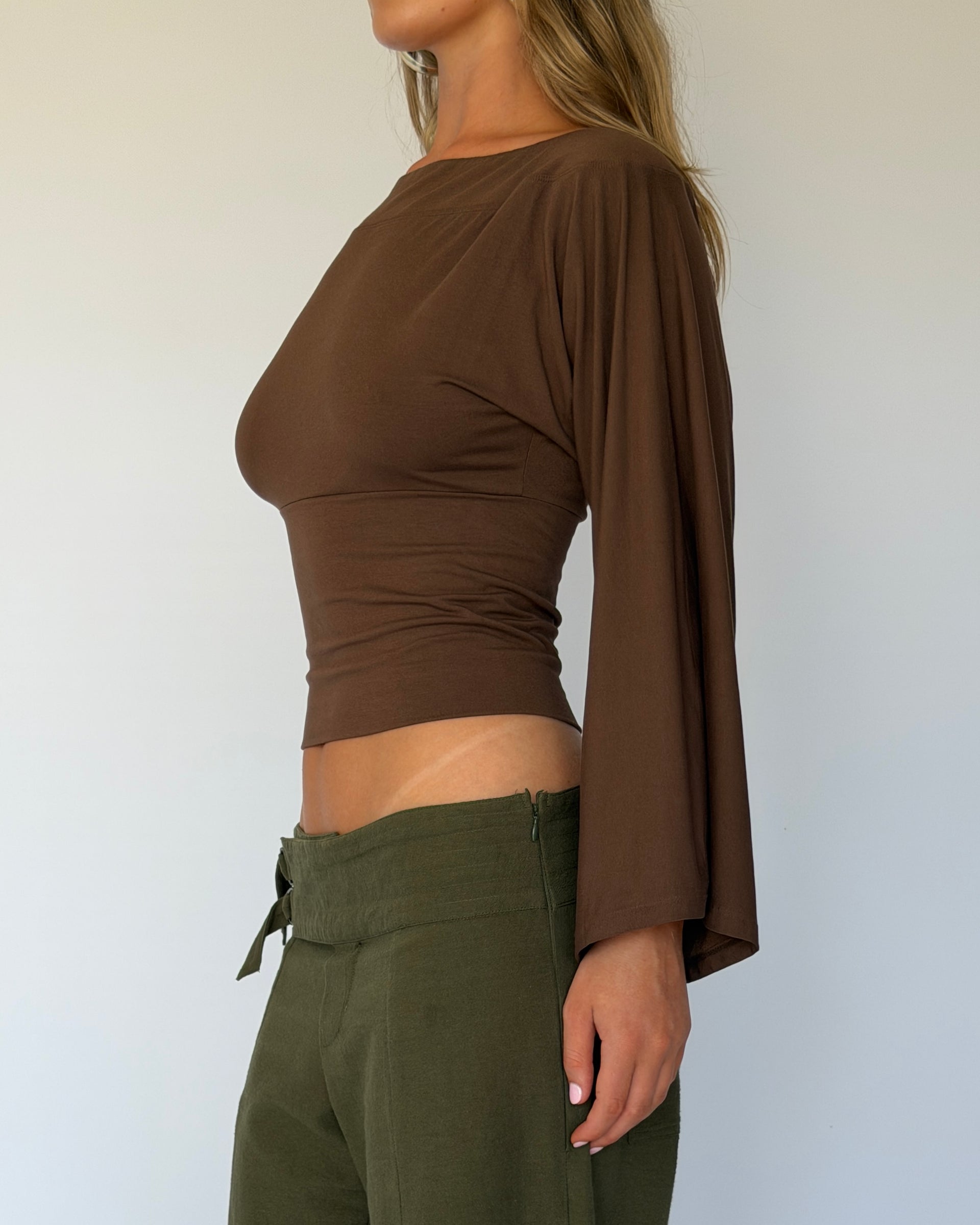 Stella Long Sleeve - Chocolate – BLANCH
