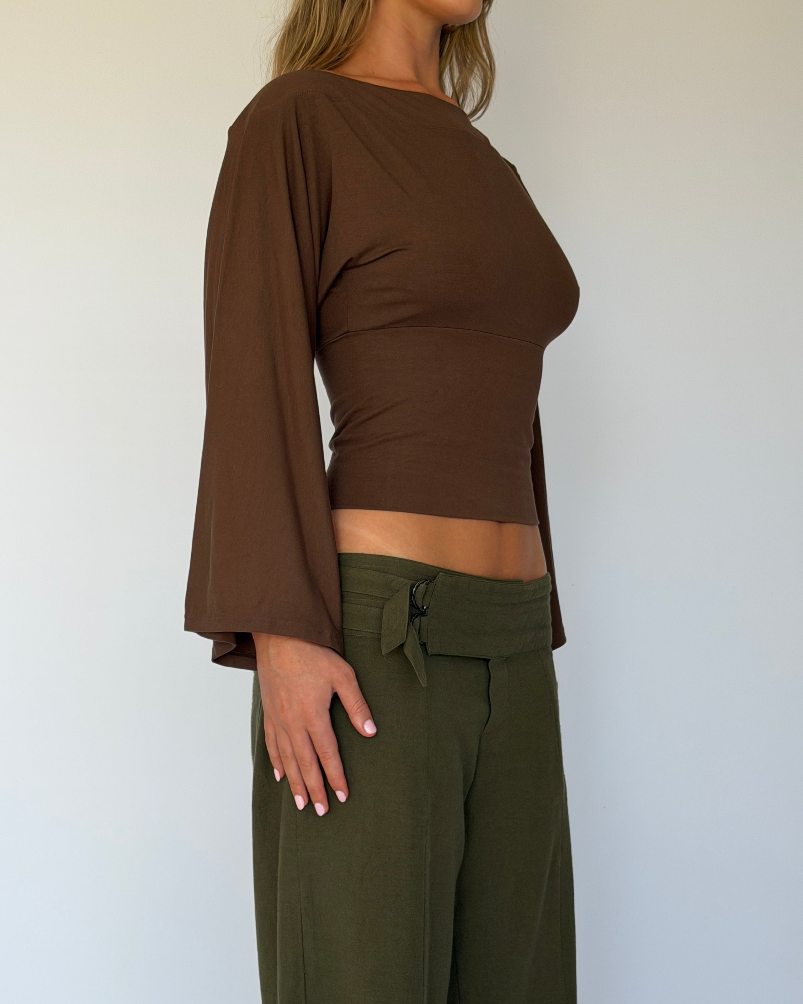 Stella Long Sleeve - Chocolate – BLANCH